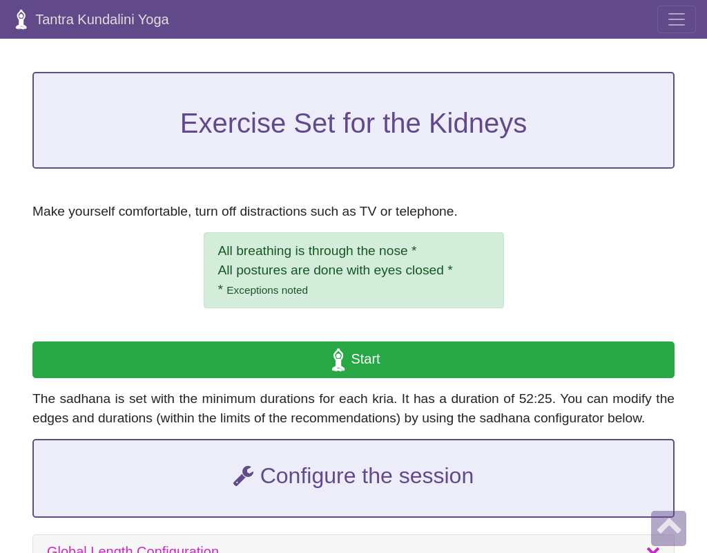 Exercise Set for the Kidneys | Kundalini Yoga